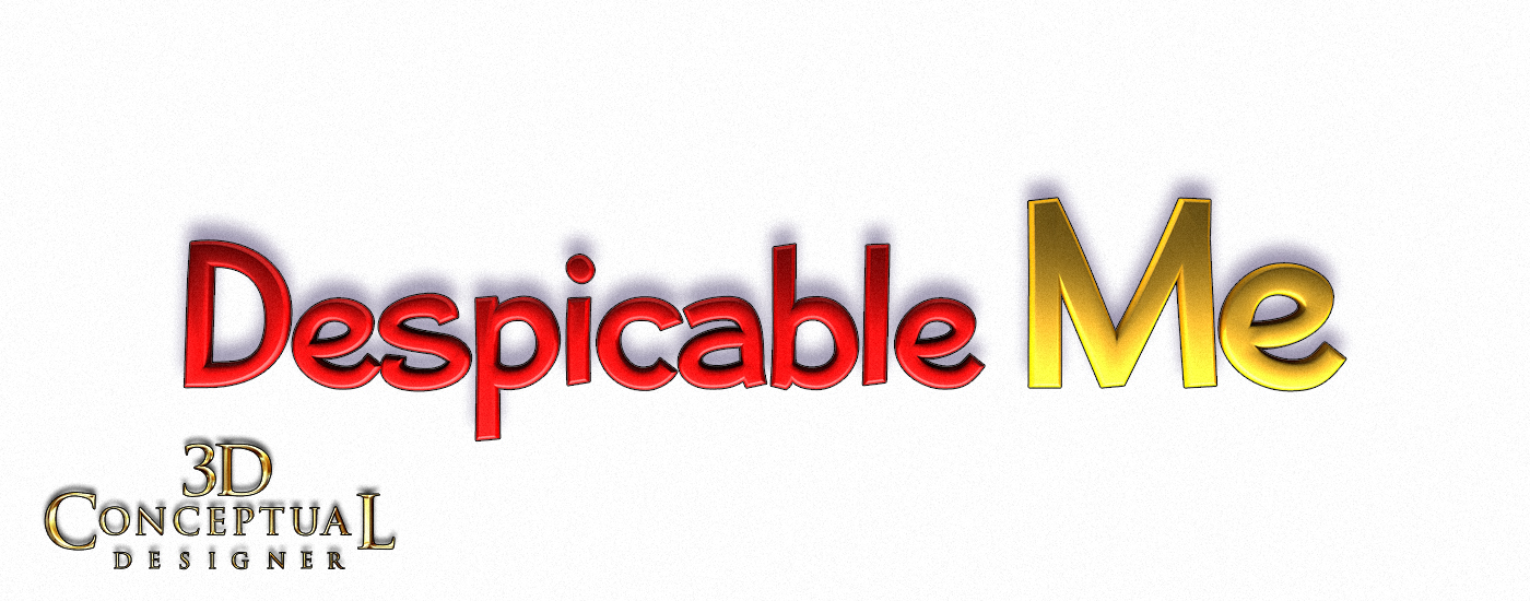 3DconceptualdesignerBlog: Project Review DESPICABLE ME 2010 3D Logo ...